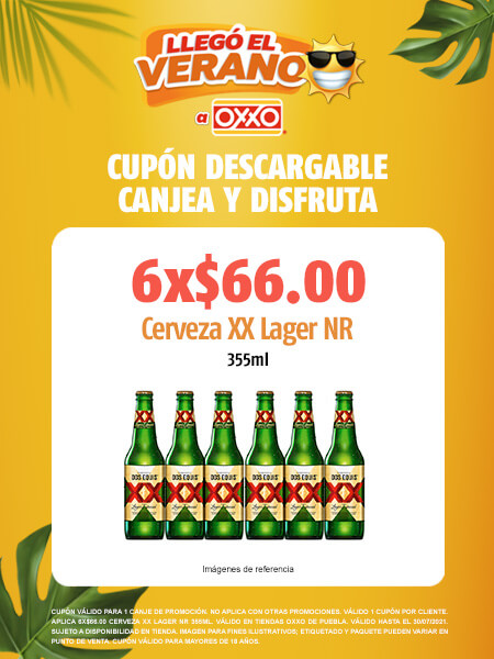 OXXO® | P7 2021 6x66 Cerveza XX Lager NR