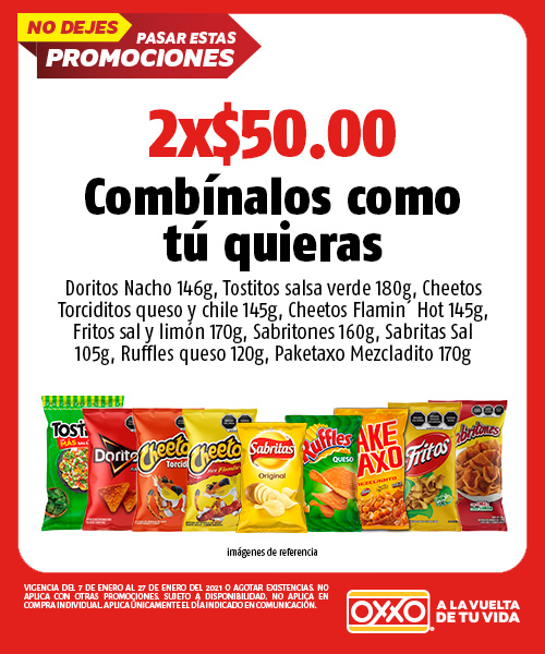 OXXO ® | Botanas Sabritas